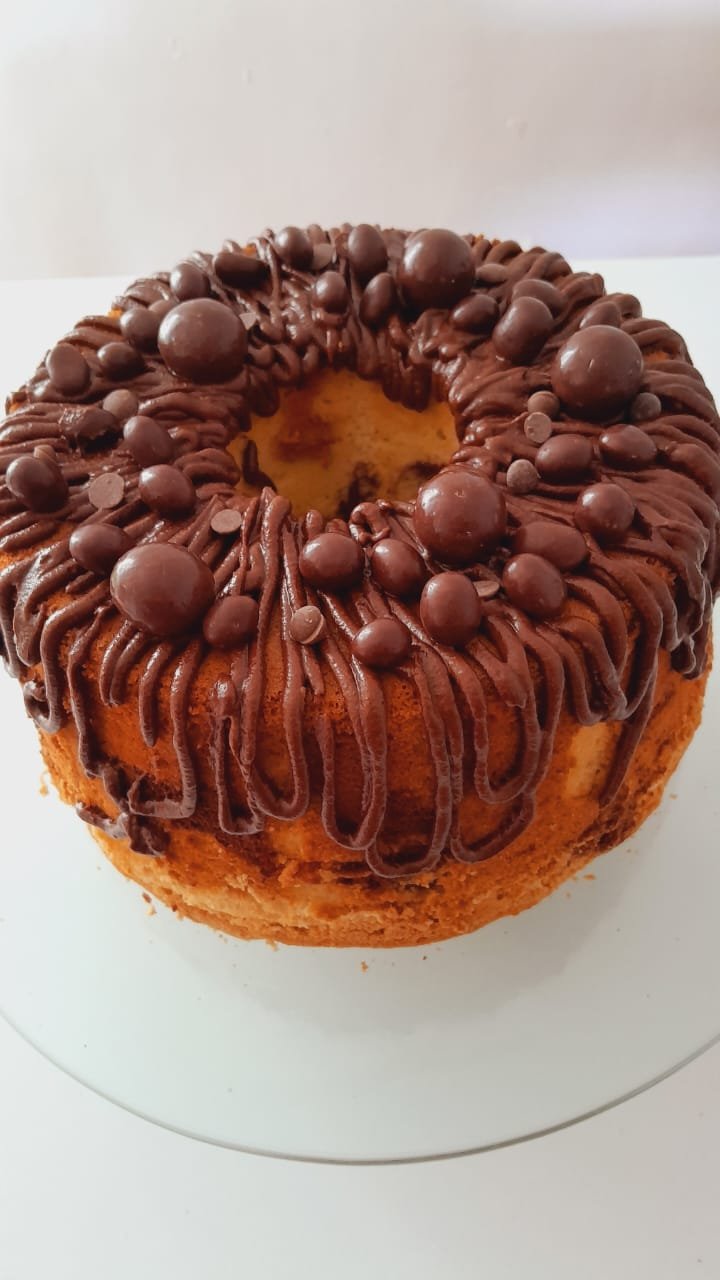 Torta Choco Vainilla Marmoleada - Una mujer a la vez
